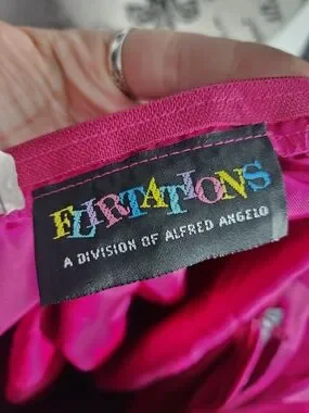 Alfred Angelo | Dresses | Alfred Angelo Hot Pink Prom Dress Label ...
